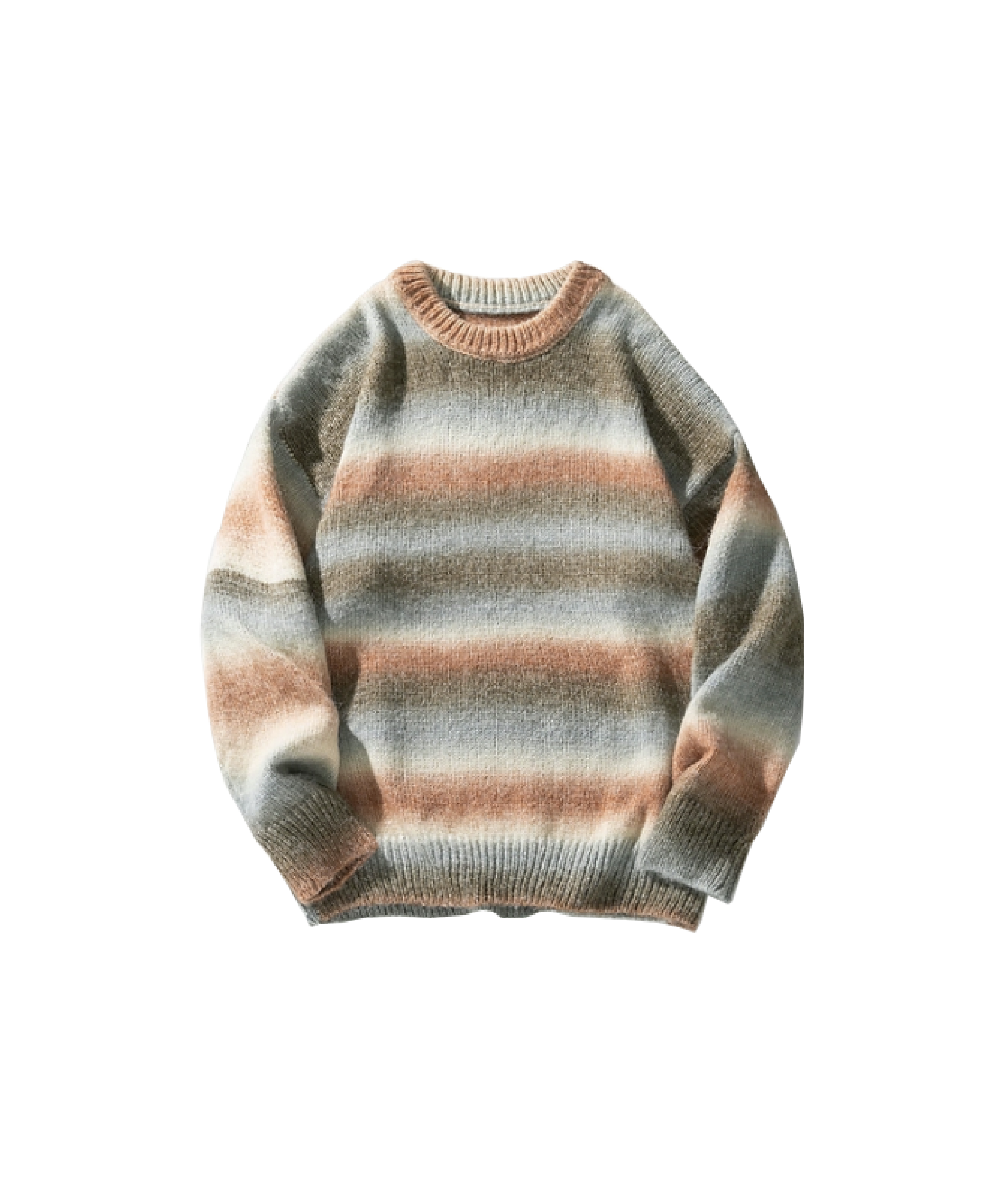 Pastel Color Stripe Sweater – U:UME