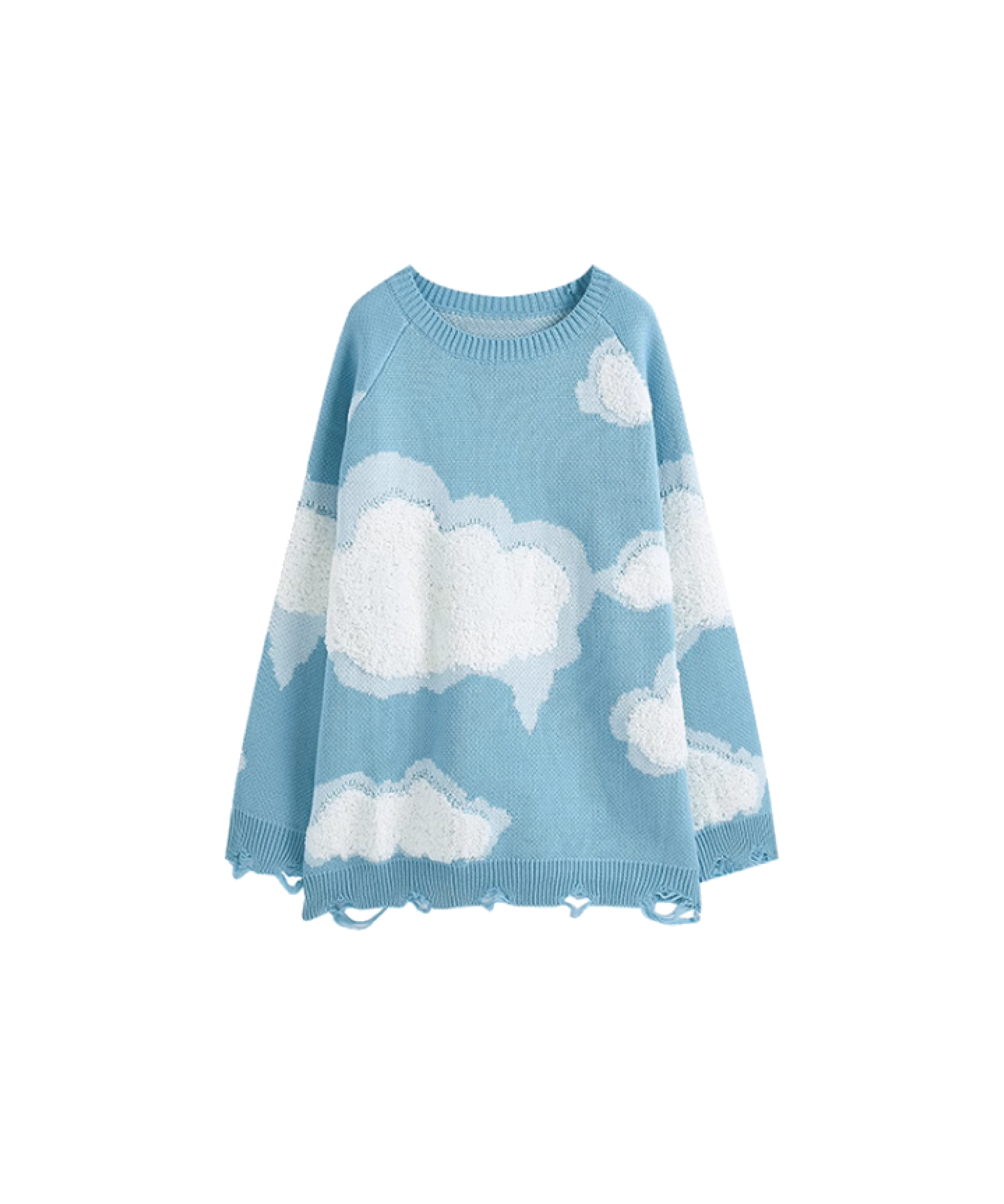 Clouds Fuzzy Pattern Knit – U:UME