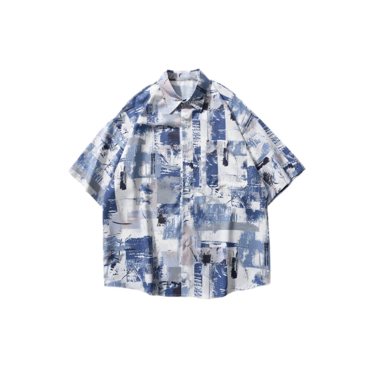 Stately Blue Graffiti Shirt – U:UME