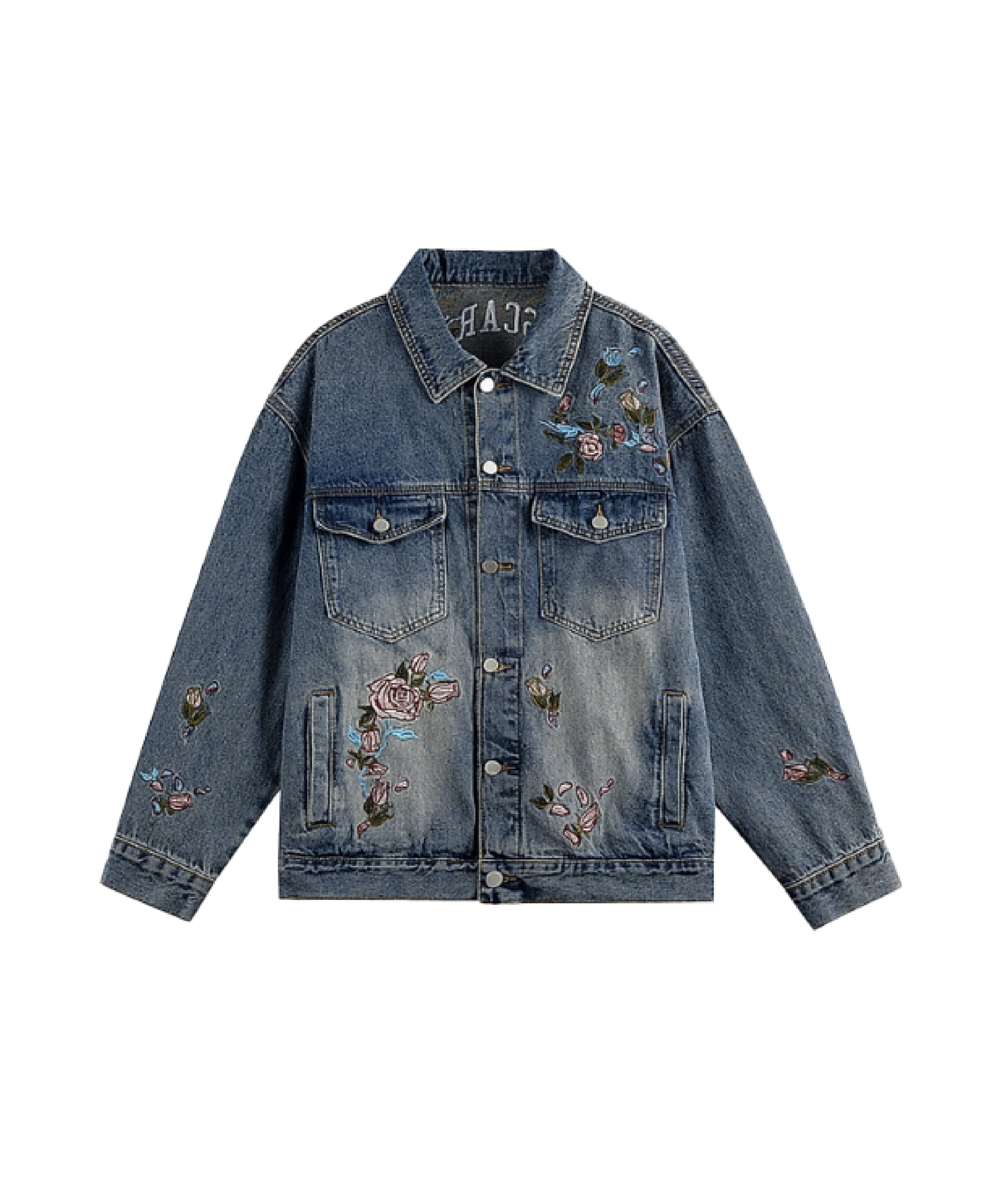 Retro Embroidery Denim Jacket – U:UME