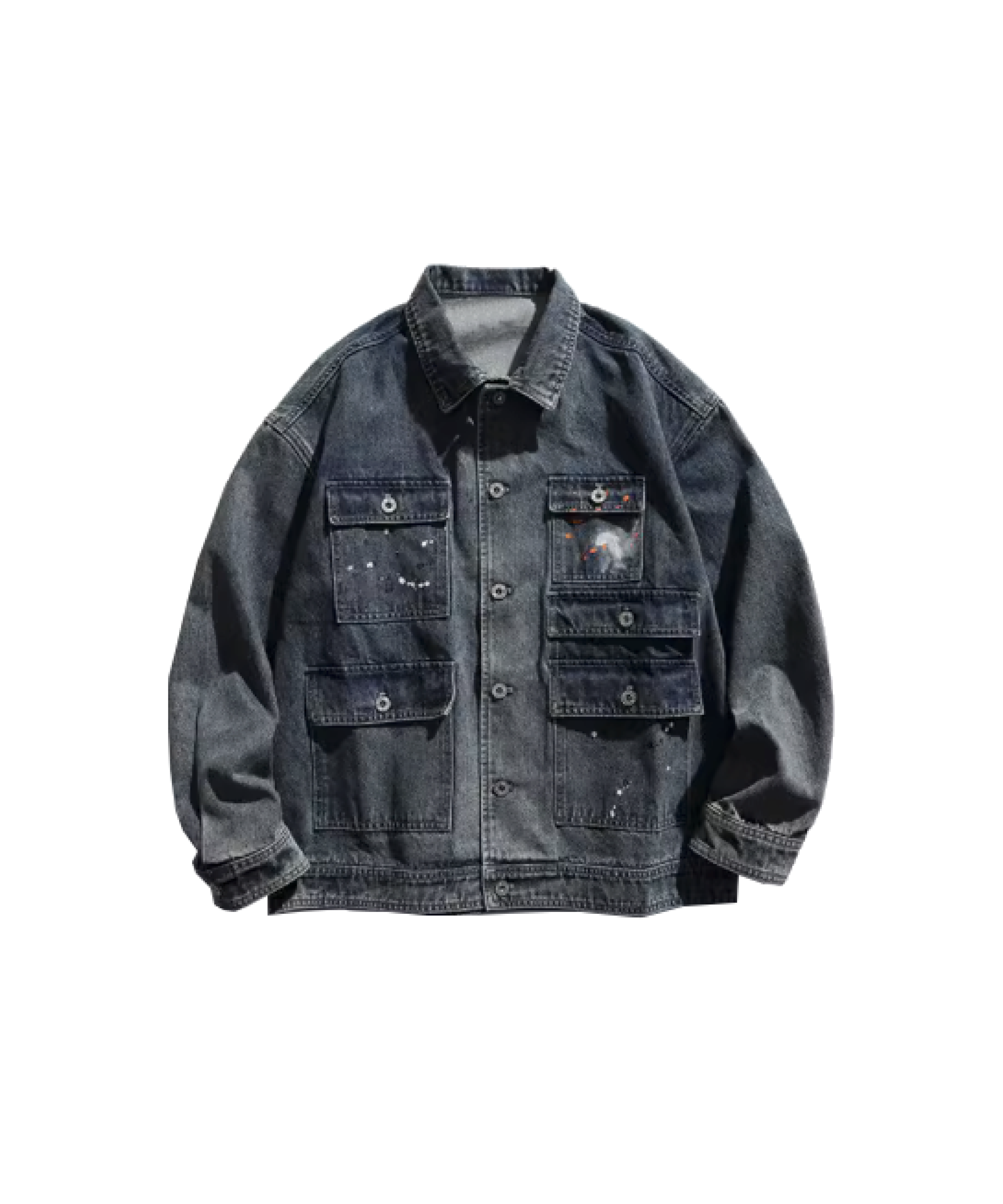 Pocket Washed Denim Jacket – U:UME