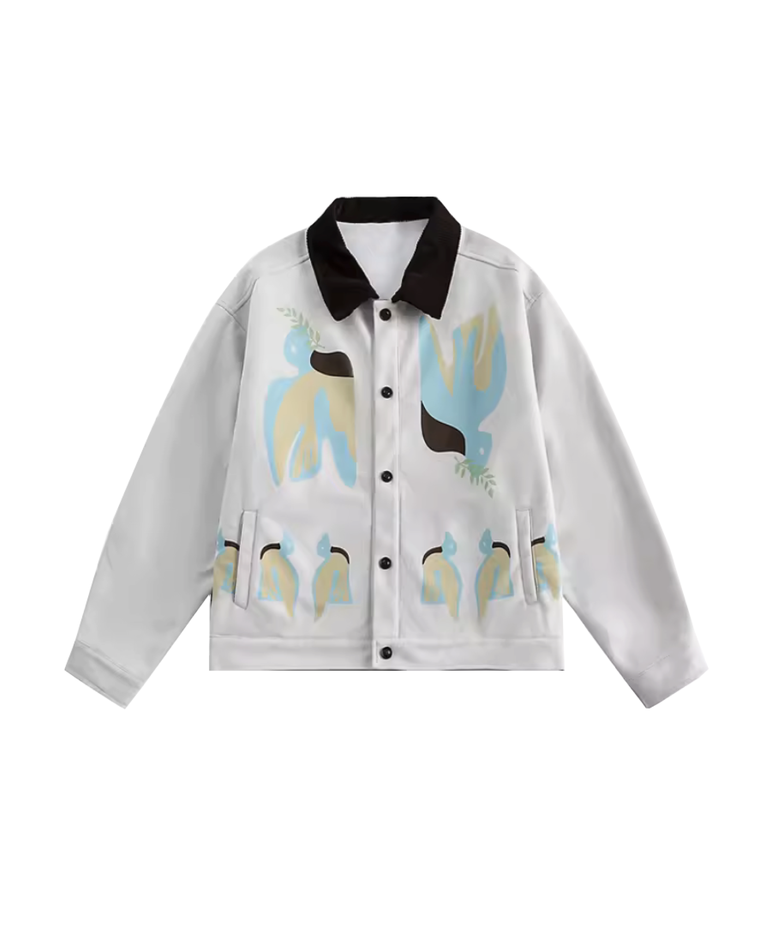 Patterned Suede Jacket – U:UME