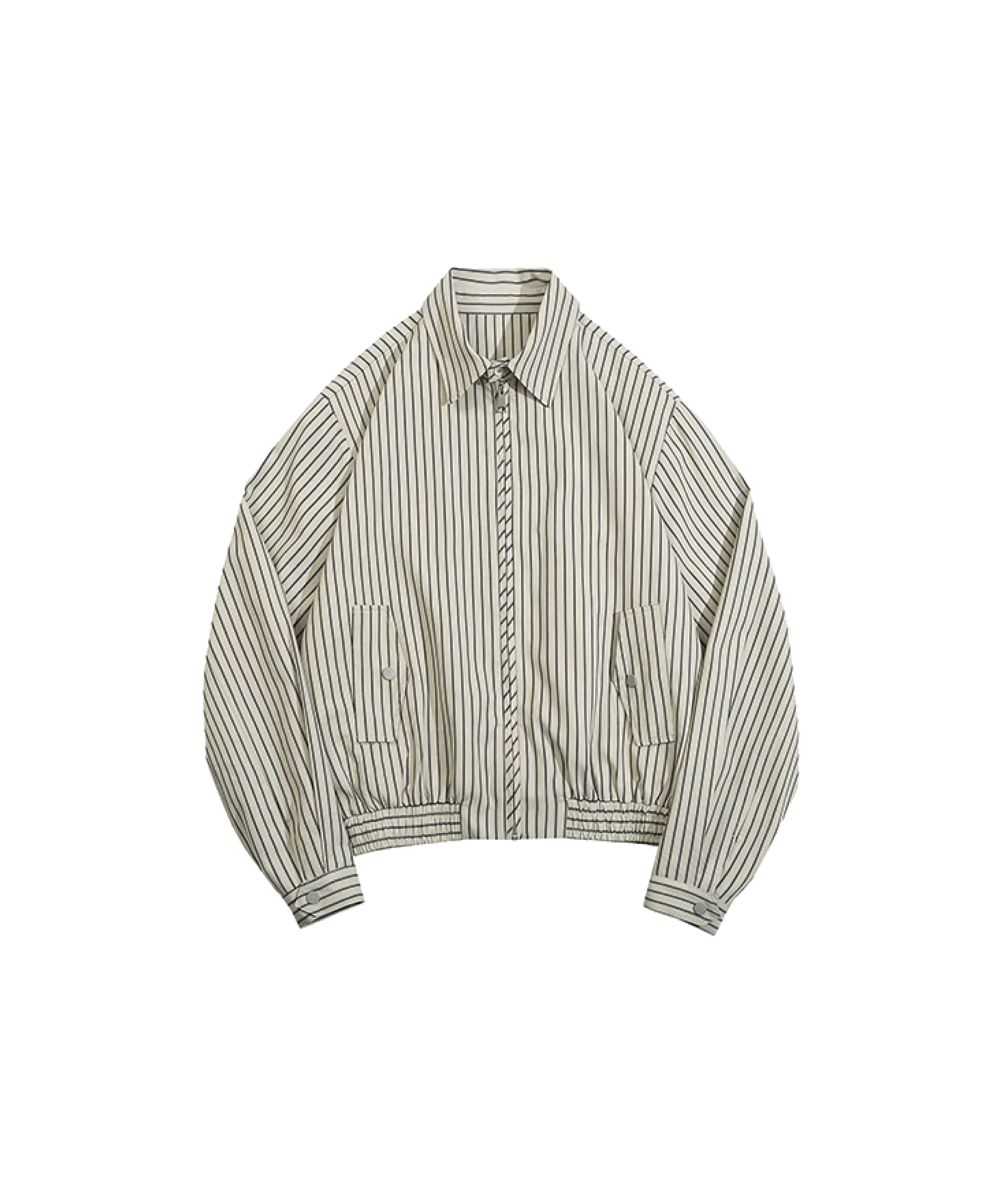 Cropped Stripe Jacket – U:UME