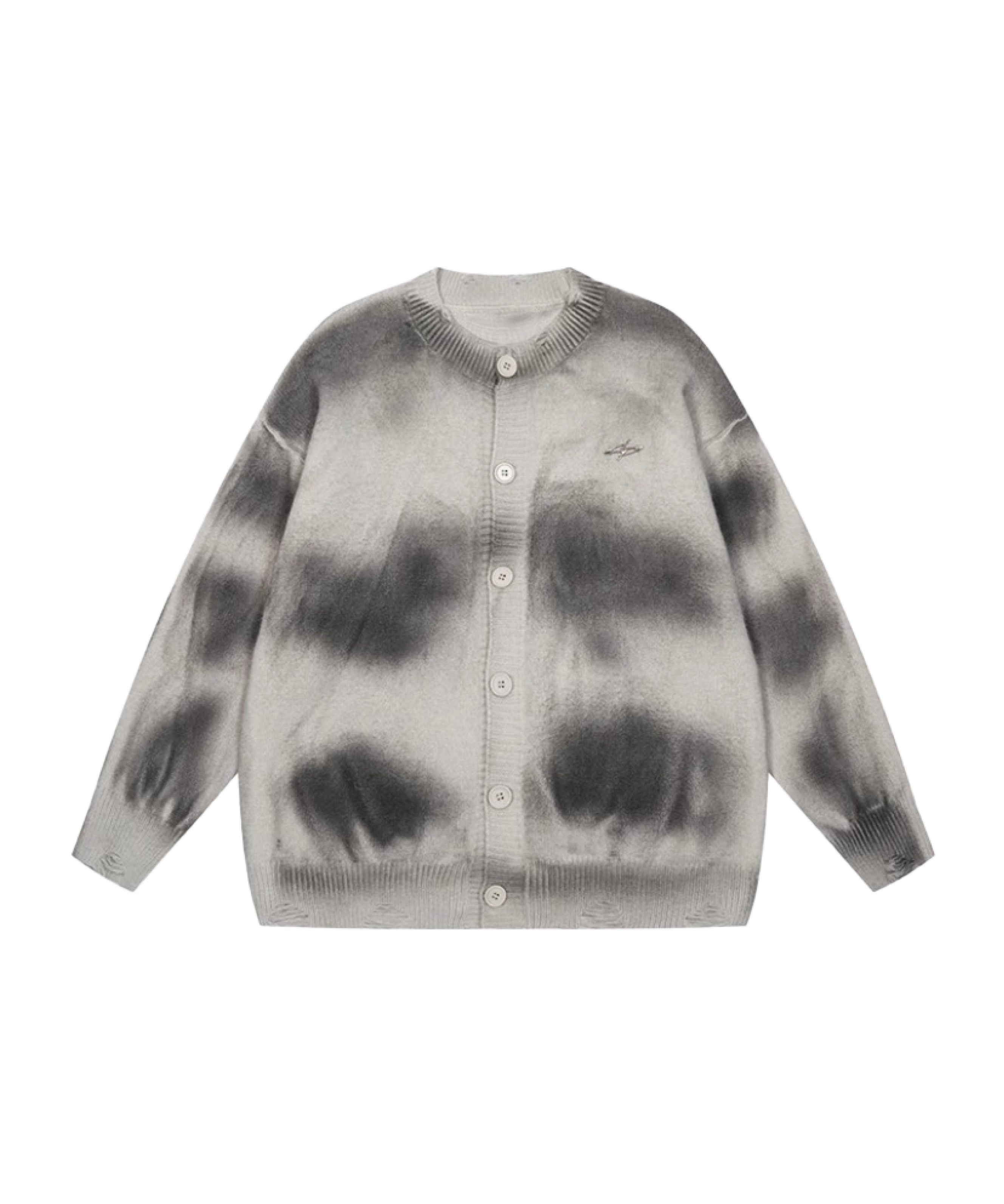 Distress Gradient Cardigan – U:UME