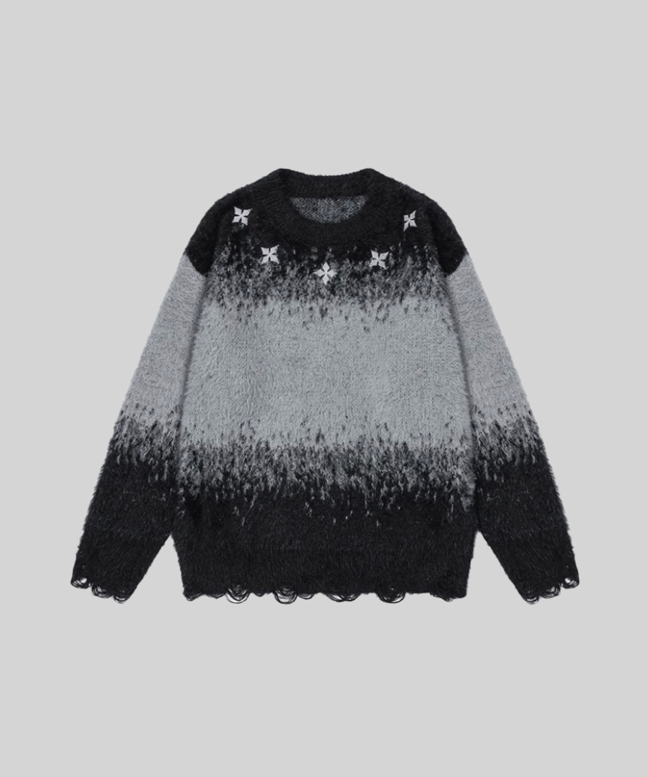 Gradient Mohair Fluffy Sweater – U:UME