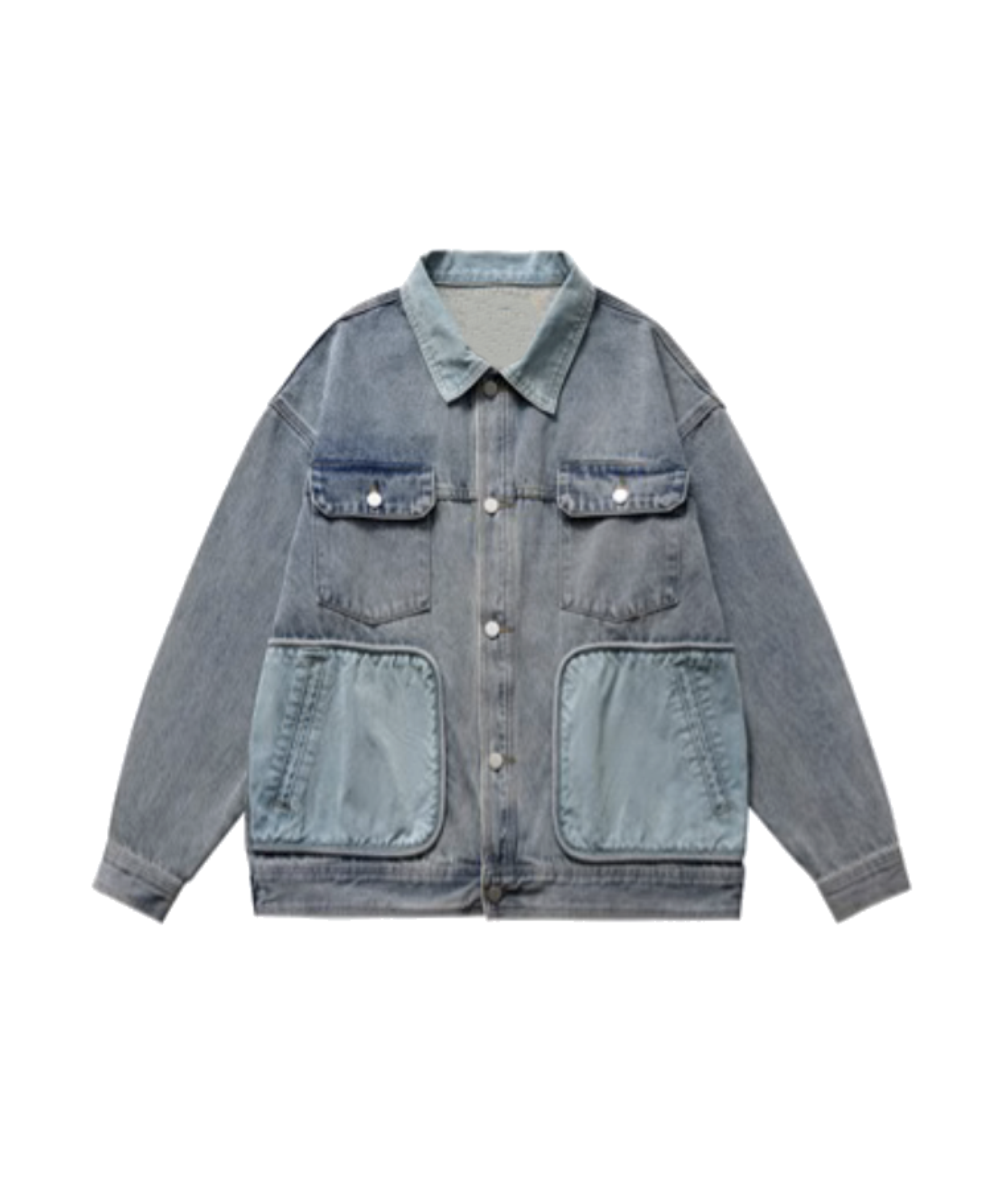 Contrasting Color Pocket Denim Jacket – U:UME