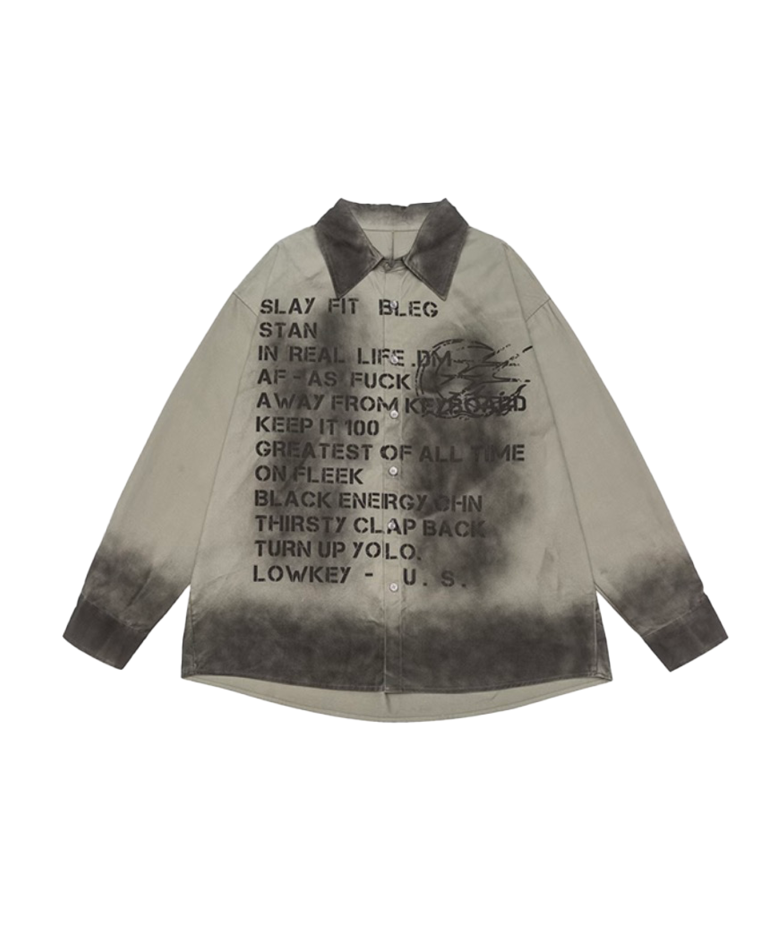 Distress Letter Shirt – U:UME
