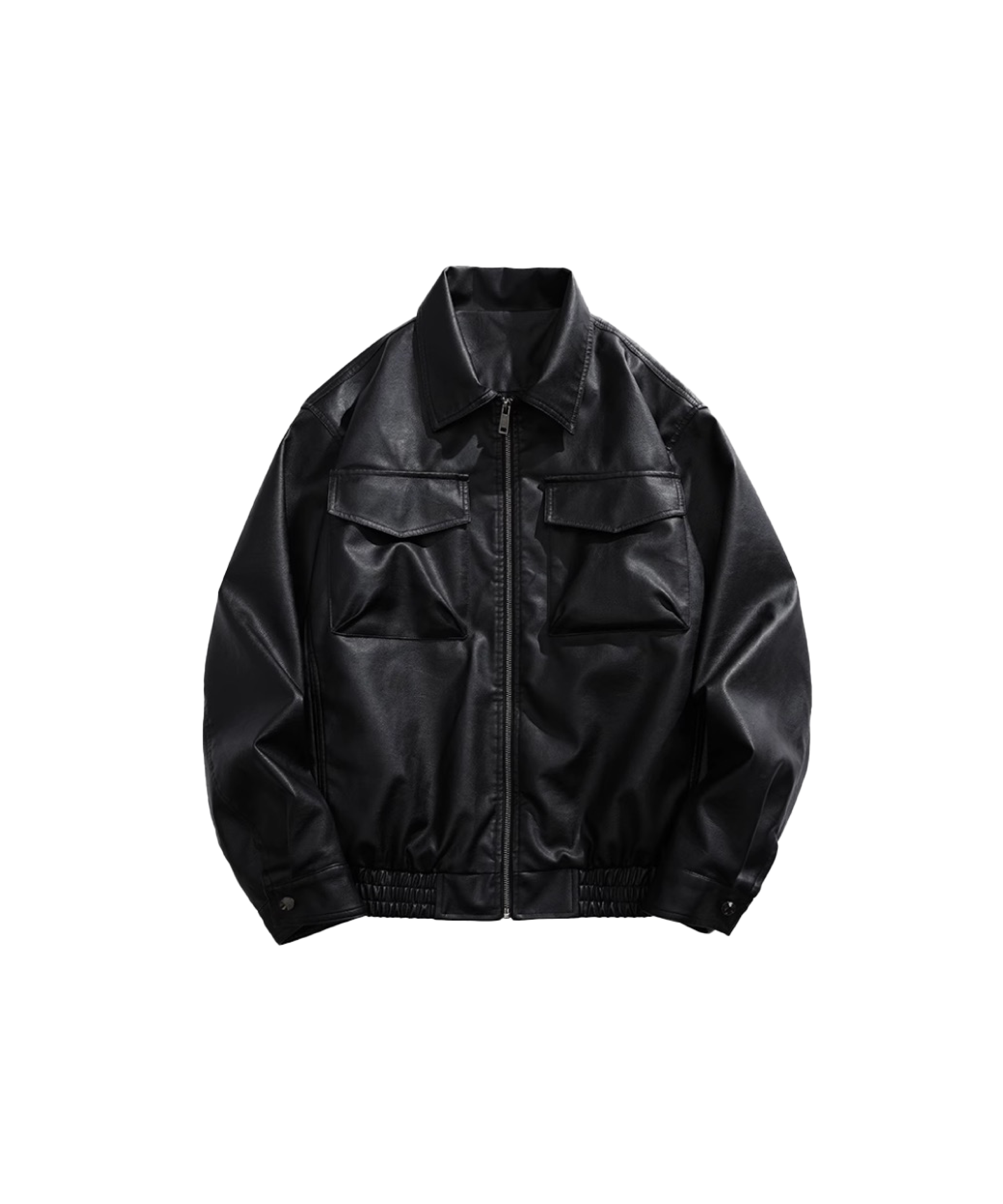 Pocket Motorcycle Leather Jacket – U:UME