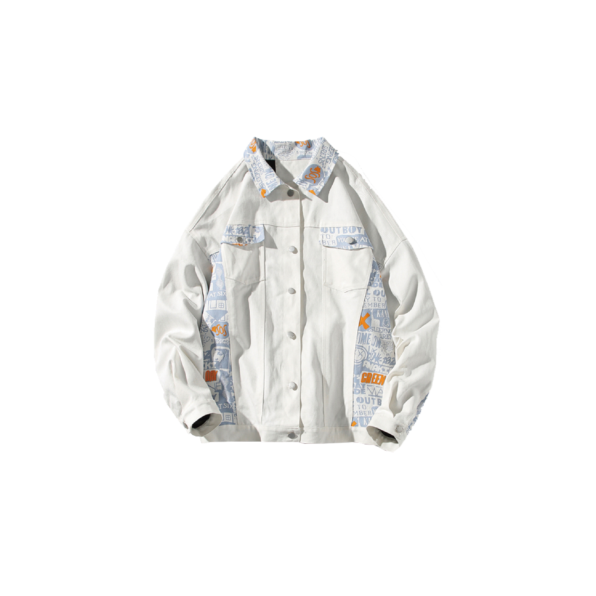Letter Stitching Denim Jacket – U:UME