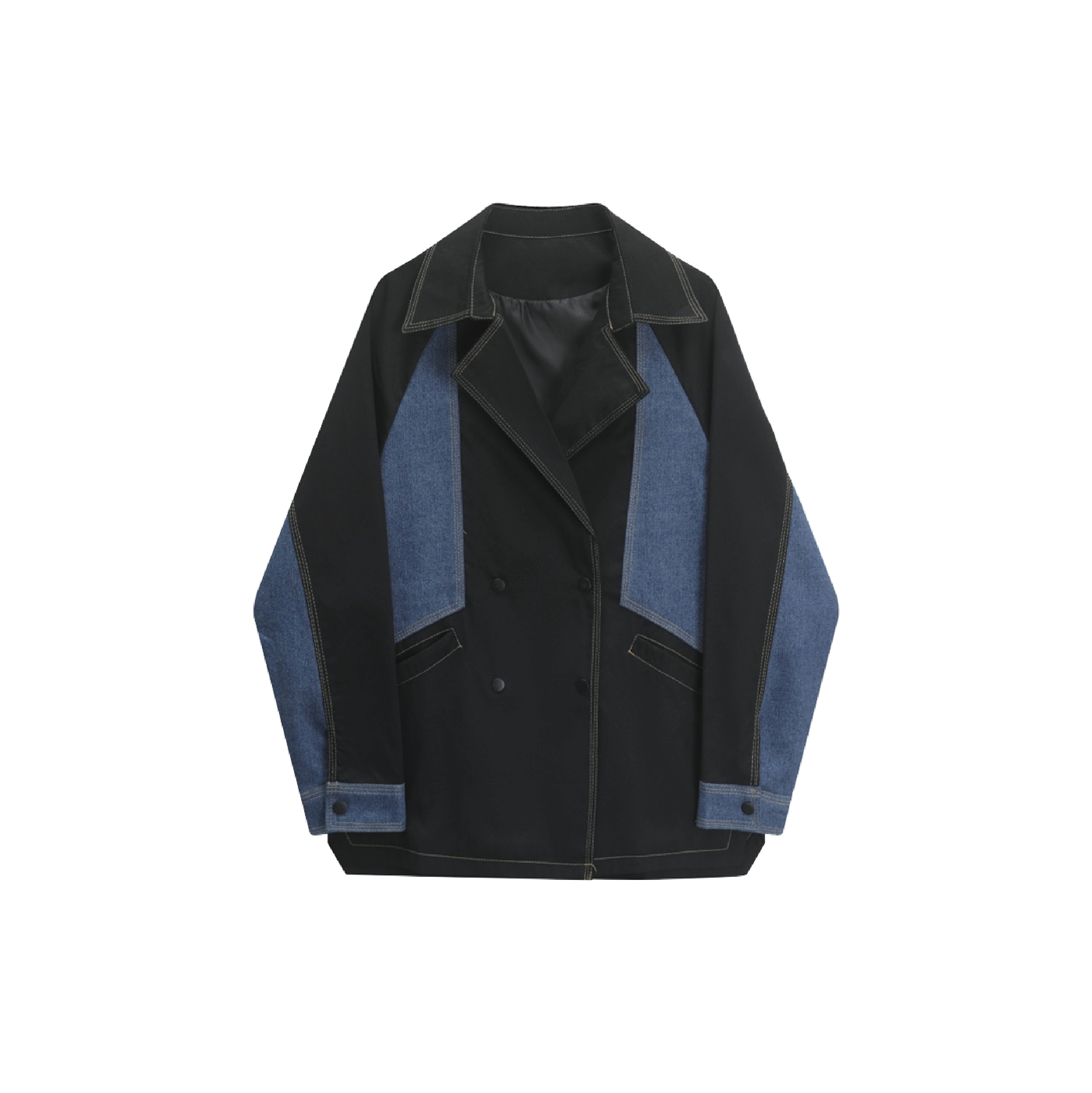 Denim Patchwork Unique Jacket – U:UME
