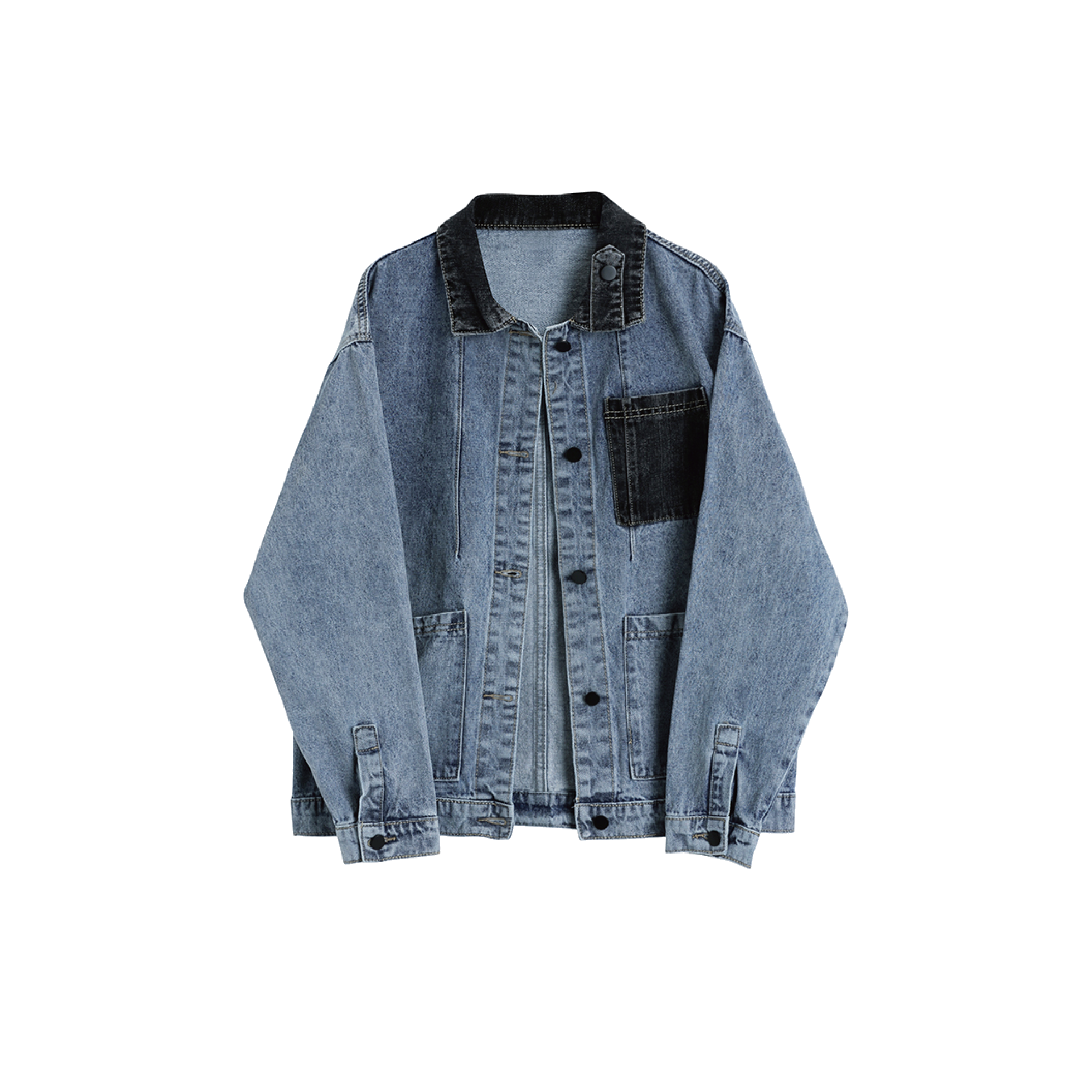 Retro Voluminous Denim Jacket – U:UME