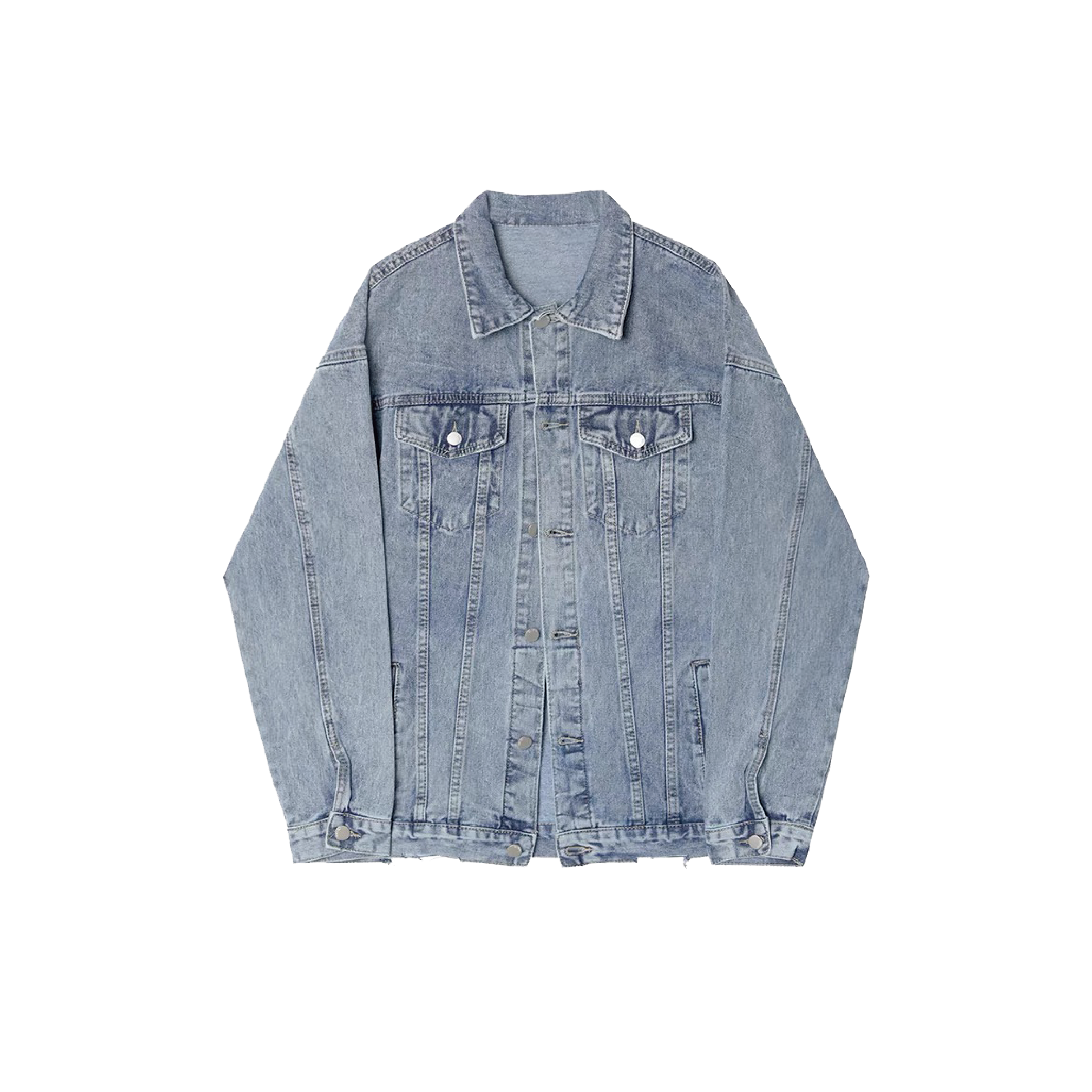 Pocket Loose Denim Jacket – U:UME